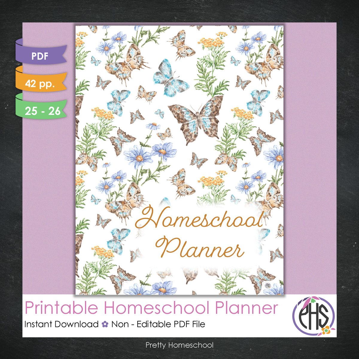 Printable Homeschool Planner | Digital PDF for Annotation or Printing ...