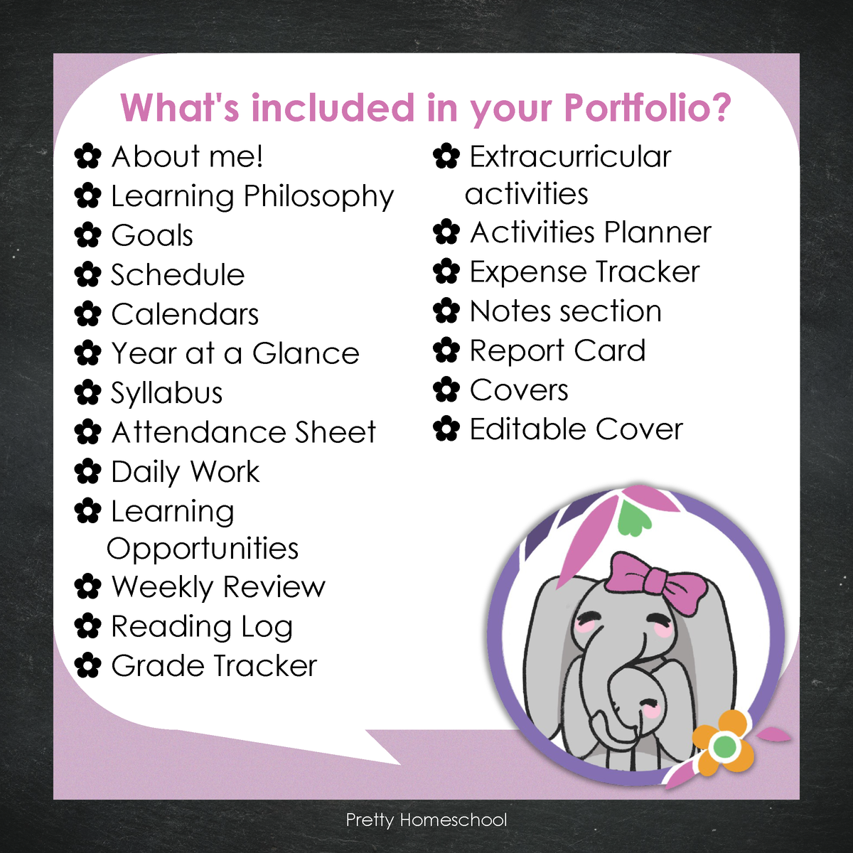 Printable Homeschool Portfolio | End-of-the-Year Homeschool Binder | R ...