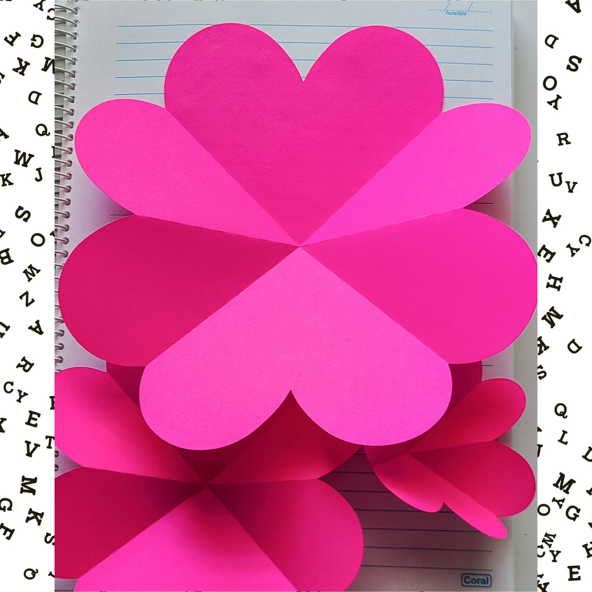 Plegable / Foldable Heart Flower Fold Foldable – Pretty Homeschool