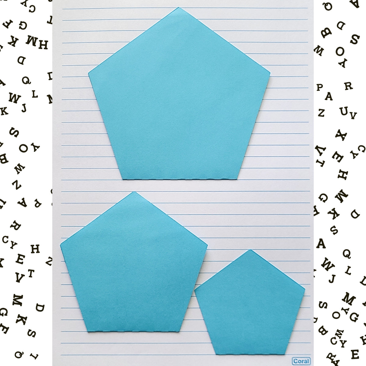 Plegable / Foldable Pentagon One Fold – Pretty Homeschool